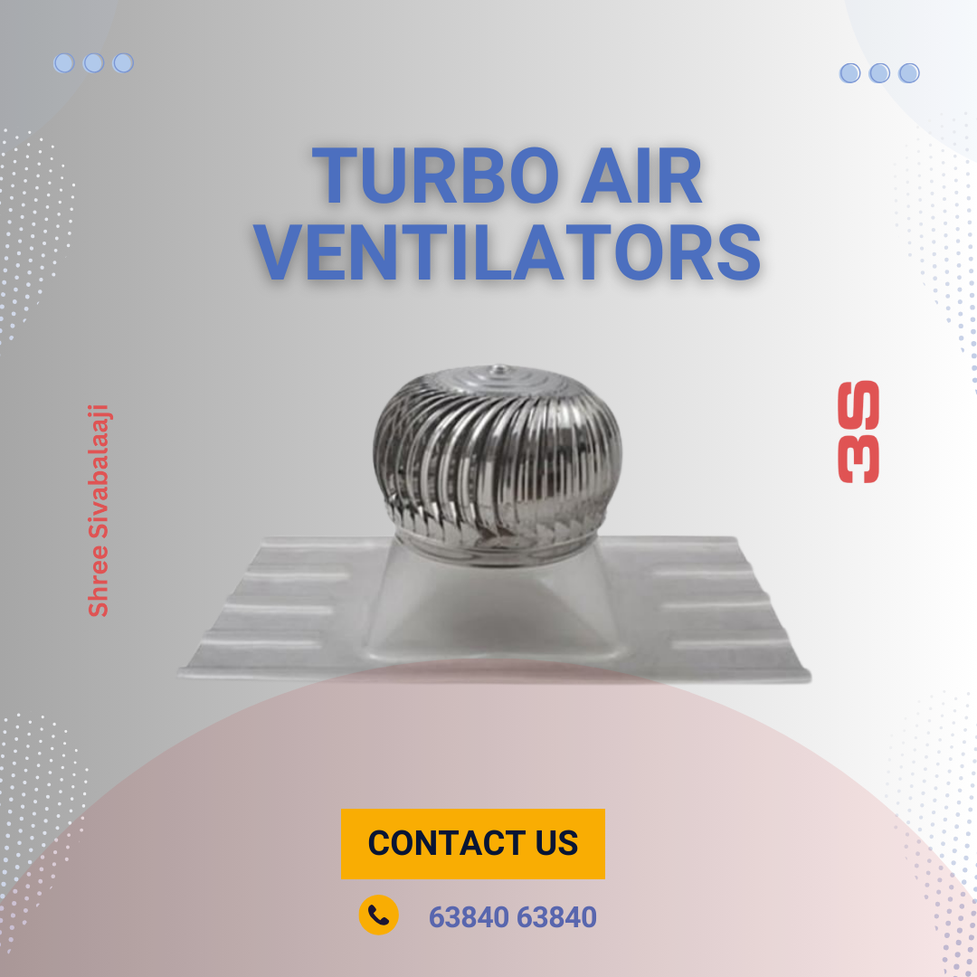 Ventilation of the Future: Why Turbo Air Ventilators? for sale at No ...